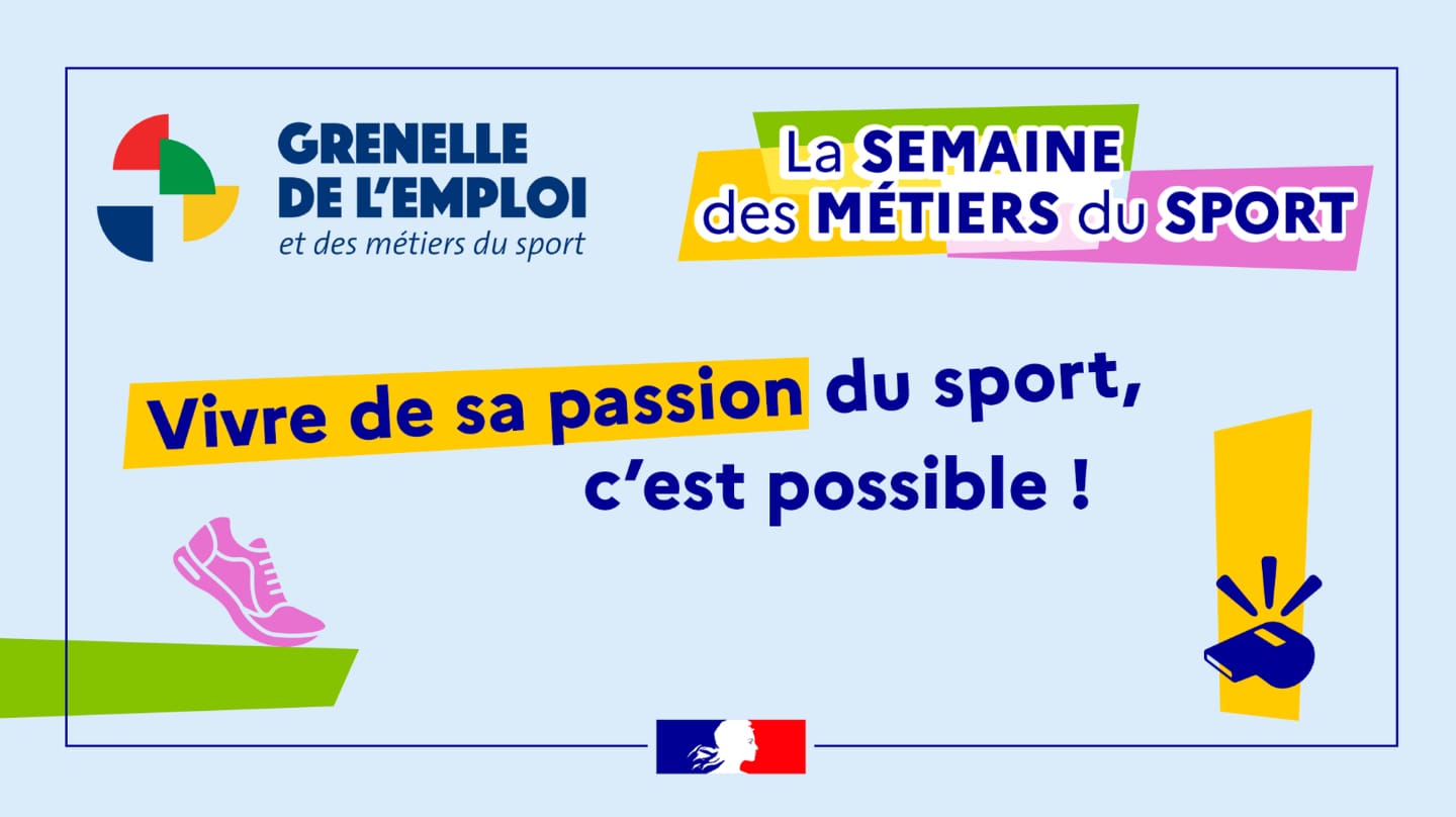 Une semaine pour découvrir les métiers du sport | info.gouv.fr