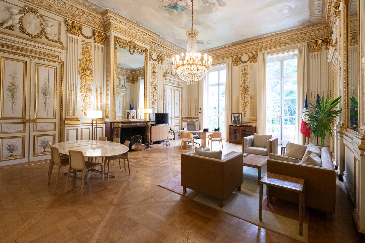 Le salon doré - Patrimoine | info.gouv.fr