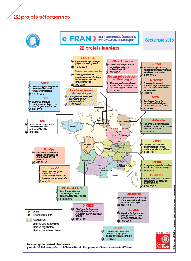 efran - les 22 lauréats | info.gouv.fr